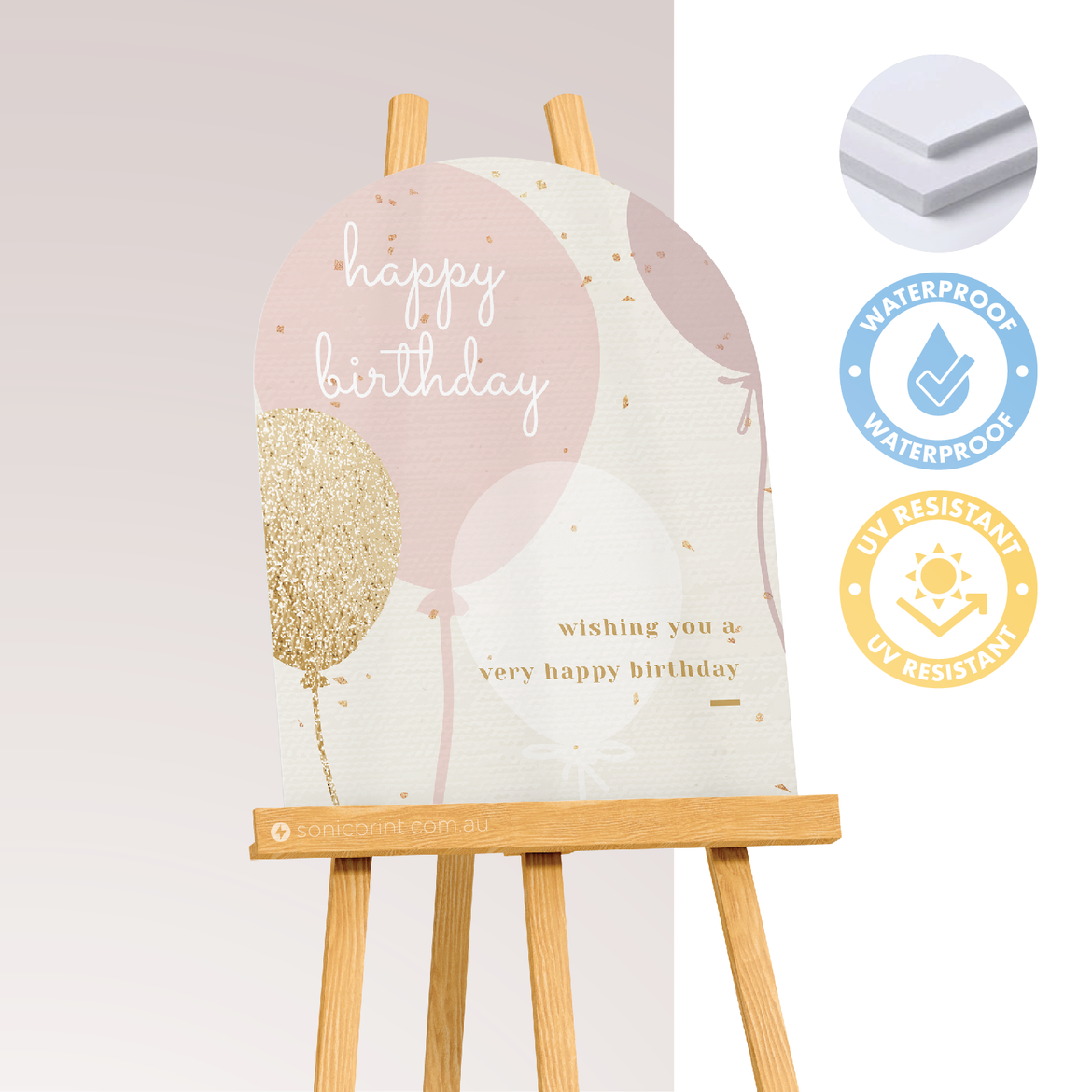 PVC Foam Board Sheet | Signage Board Printing | Sonic Print, Castle Hill