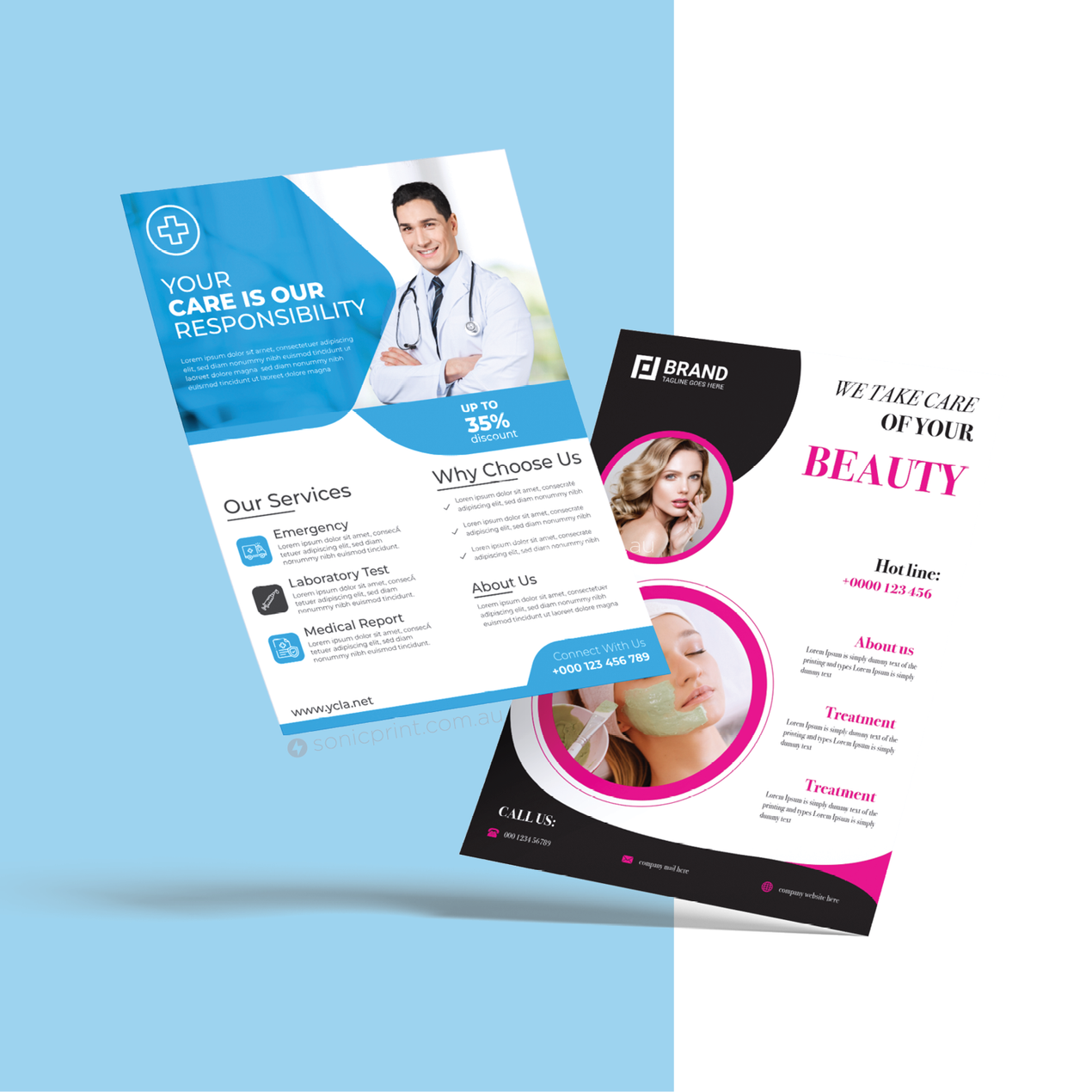 Custom Flyer Printing | A3, A4, A5, A6 Pamphlet Printing in Castle Hill ...