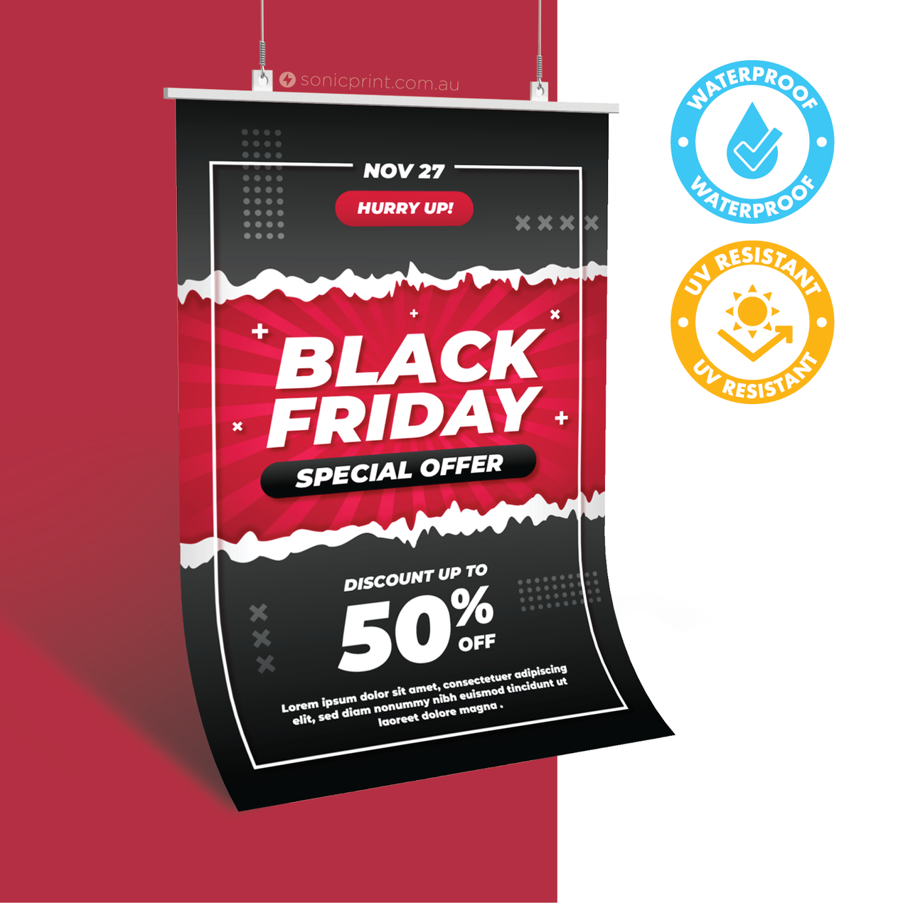 Custom Waterproof Poster Printing | Outdoor Signage in Castle Hill ...