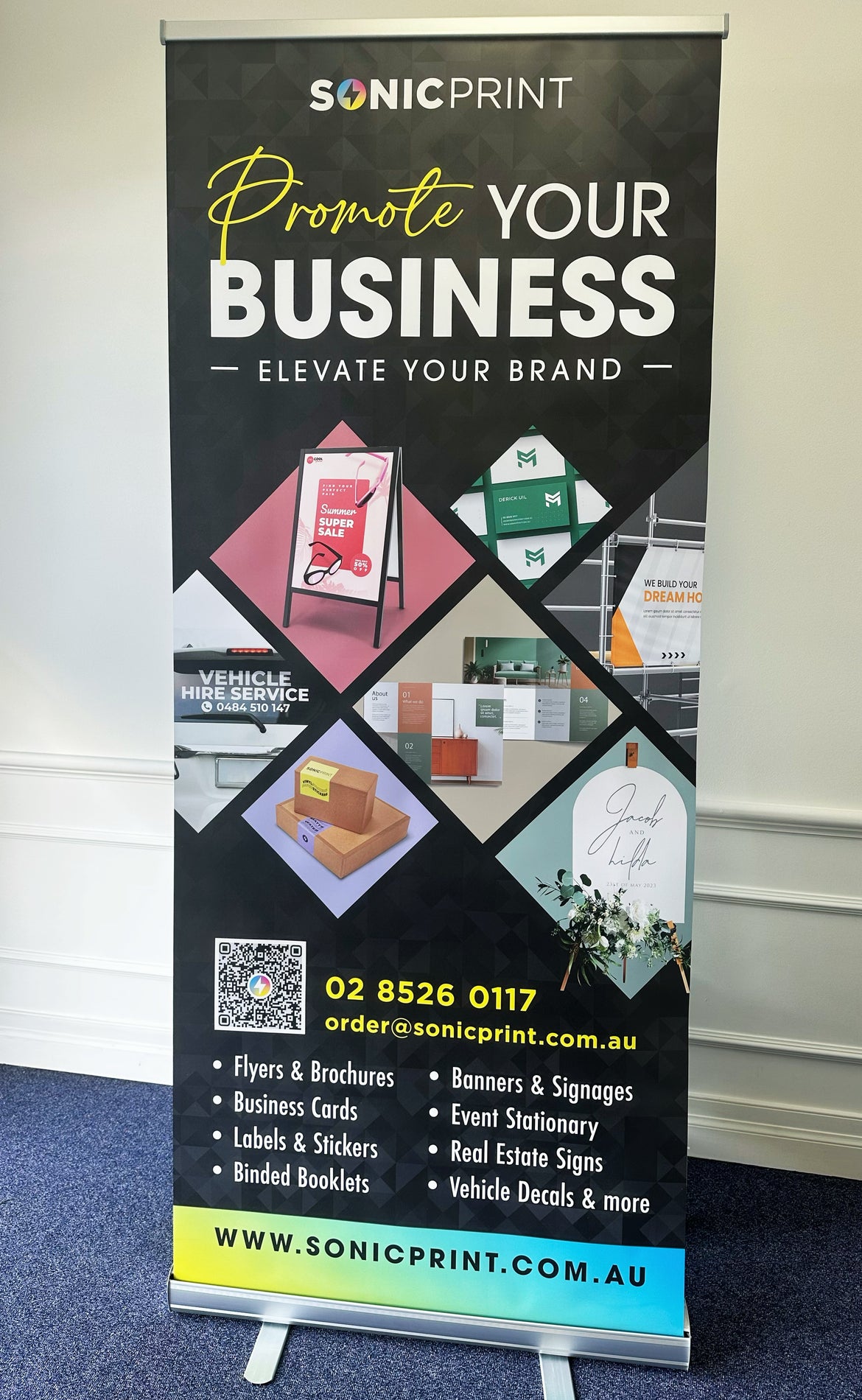 Pull Up Banner Printing | Roll Up Business Banner near Castle Hill ...