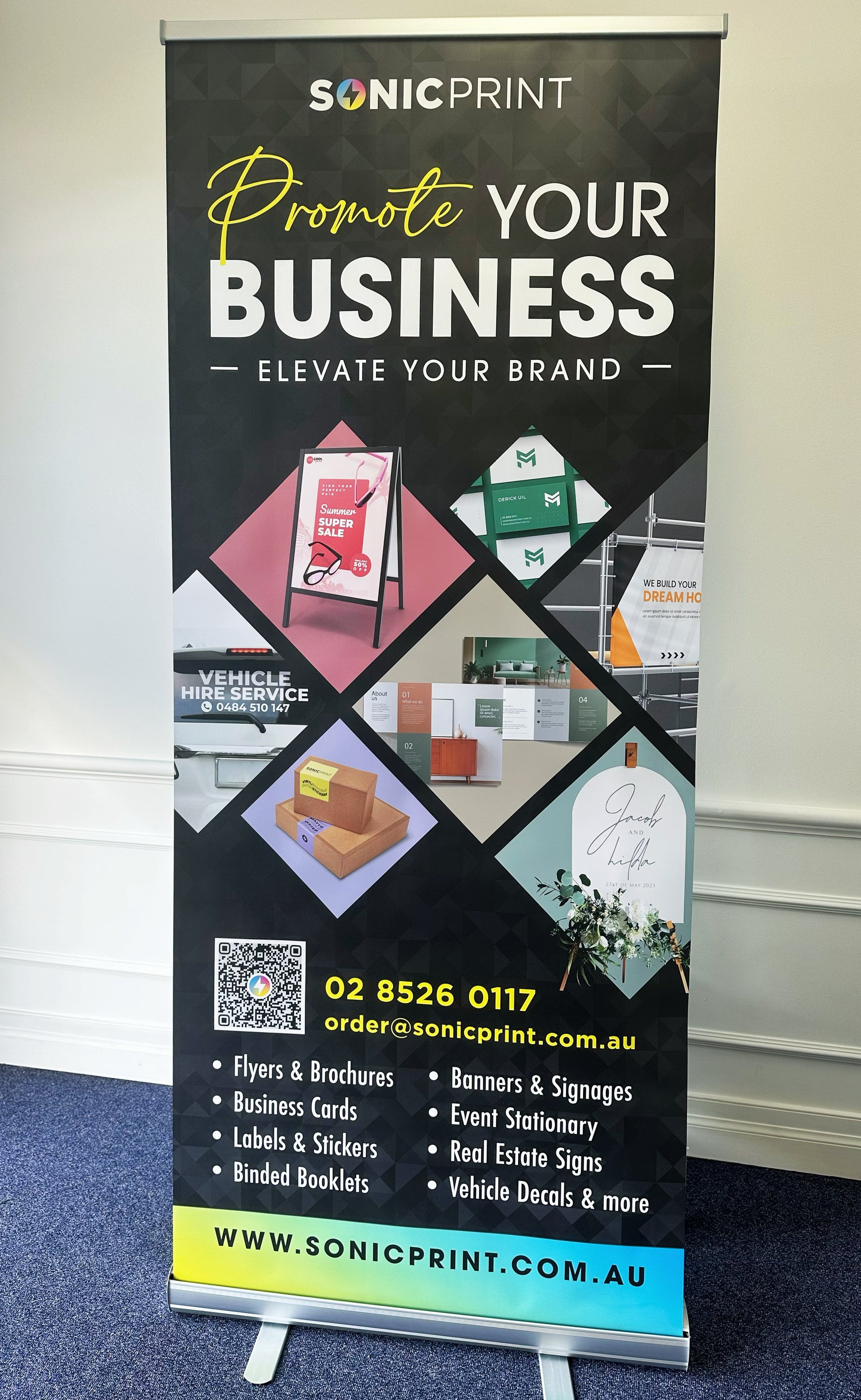 Pull-Up Banner Printing | Roll Up Business Banner near Castle Hill ...